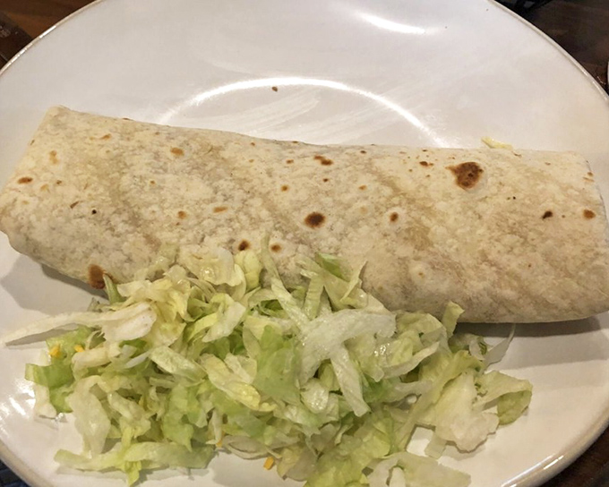 5. green chili burrito