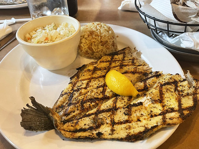 Grill marks on trout are like nature's autograph &ndash; a simple preparation that lets the clean, delicate flavor of fresh mountain fish take center stage.