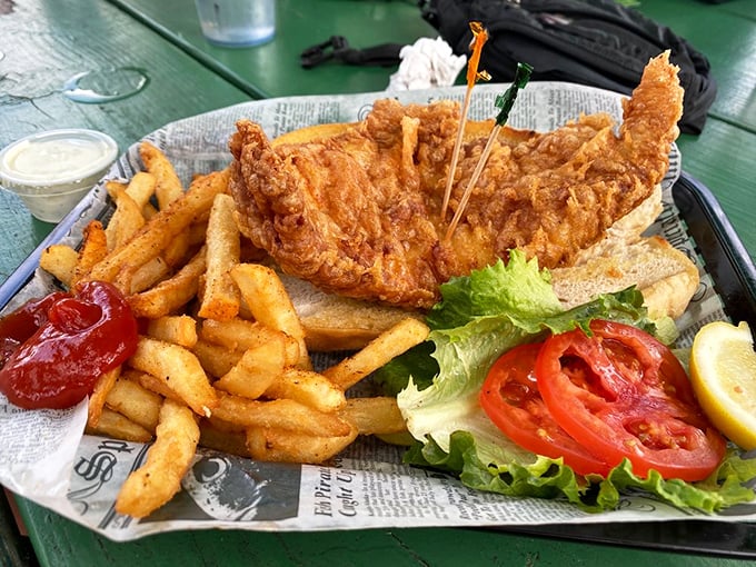 This isn't just a grouper sandwich&mdash;it's Florida's maritime heritage served between two pieces of bread with a side of crispy fries.