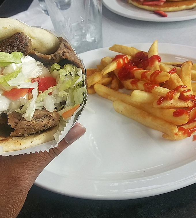 The gyro – Cleveland's answer to the French dip, except the Greeks got there first and added tzatziki sauce. Genius.