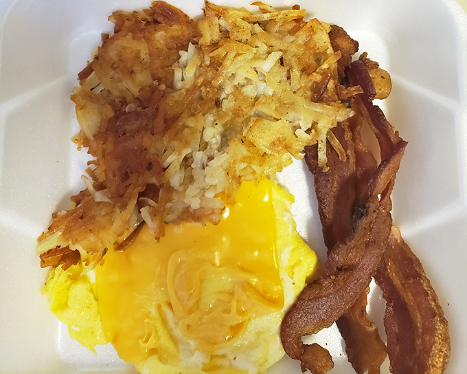 These hash browns and eggs aren't just perfectly executed&mdash;they're the breakfast equivalent of hitting all green lights on your morning commute.