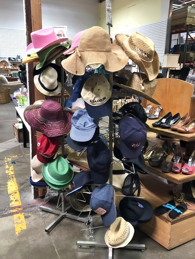 Hat paradise! Every head deserves the perfect topper, whether it's beach-ready straw or that "I'm incognito at the farmers market" baseball cap.