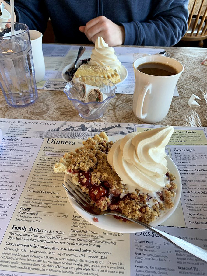 Pie so good it deserves its own Instagram account. That towering whipped cream isn't compensation&mdash;it's a well-deserved crown for dessert royalty.