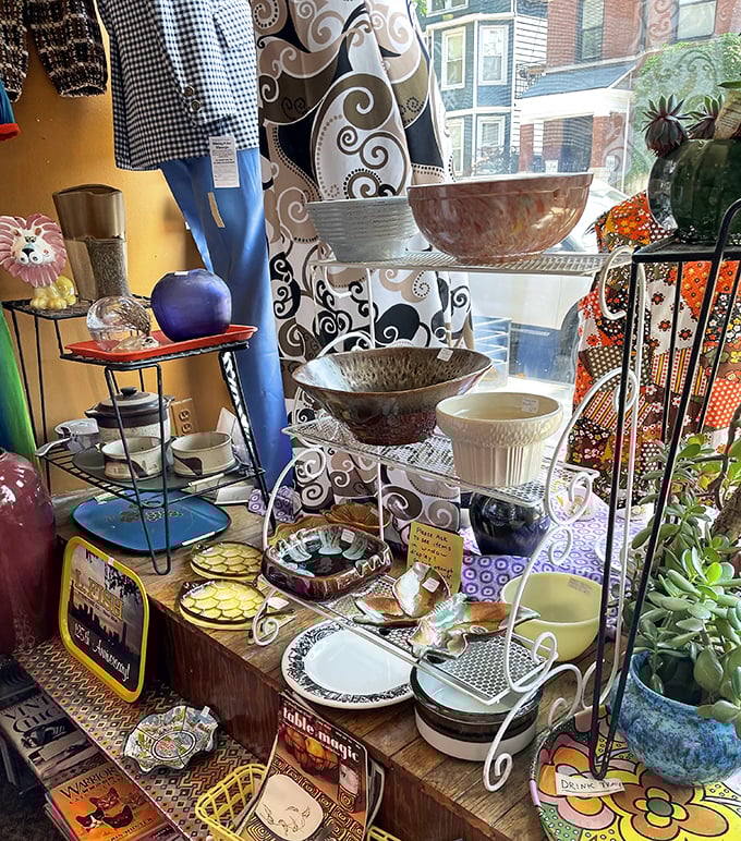 Not just clothes—Shangri-La's home goods corner feels like raiding your stylish aunt's china cabinet after she inherited from three equally stylish relatives.