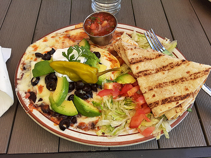 This isn't just a meal, it's an international peace treaty on a plate – where Mexican flavors and American breakfast traditions find delicious harmony.