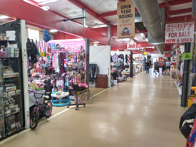 Retail therapy in its purest form&mdash;aisles that seem to stretch into infinity, each booth a different chapter in the story of American commerce.