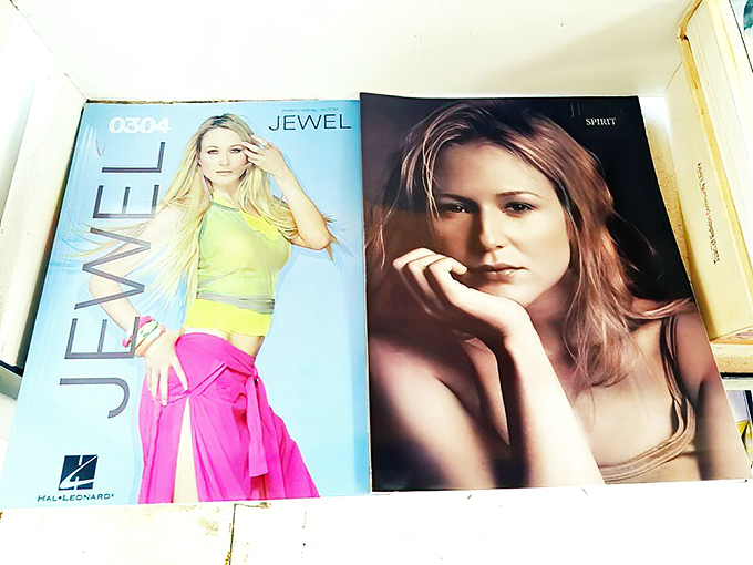 Music sheets from the talented Jewel remind us that thrift stores are time capsules of culture&mdash;yesterday's chart-toppers waiting for their encore performance.