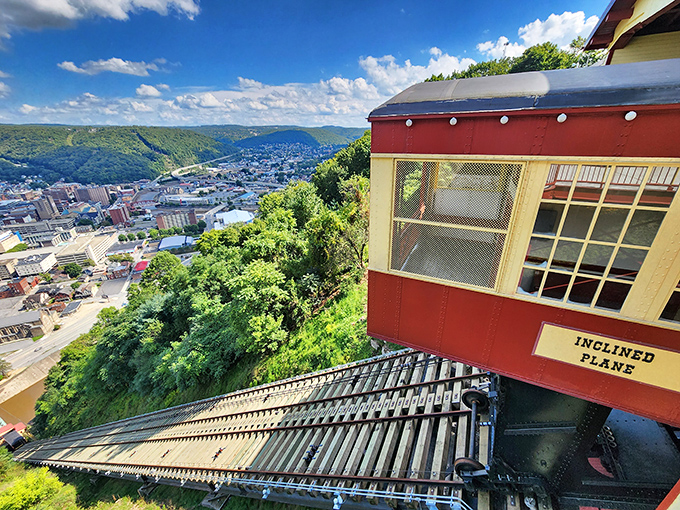 The Inclined Plane doesn't just offer transportation &ndash; it delivers perspective. From up here, Johnstown unfolds like a living diorama of American perseverance.
