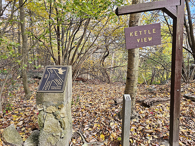 Kettle View: where geology gave Pennsylvania a gift that keeps on giving. No admission fee for this million-year-old masterpiece.