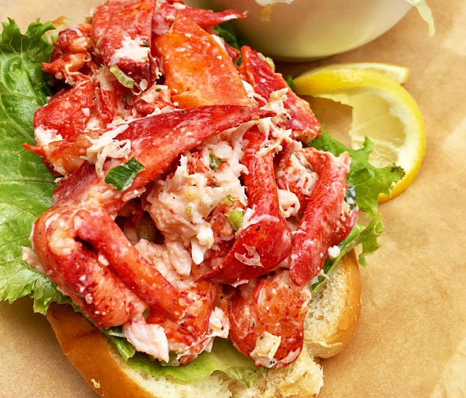 This lobster roll isn't messing around &ndash; chunks of sweet meat barely contained by the bun, like Maine's finest decided to vacation in Pennsylvania. 