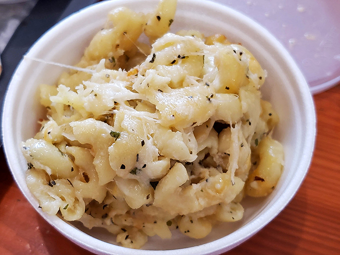 Mac and cheese that doesn't just hug your soul&mdash;it gives it a full-on bear embrace. Those herbs aren't garnish; they're little flavor ambassadors.