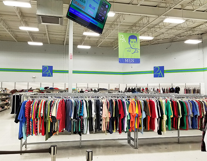 The men's department: where yesterday's fashion finds tomorrow's style maven. That vintage polo is calling your name.