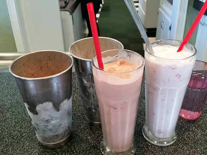 These milkshakes don't just bring boys to the yard&mdash;they've been bringing families to Dewar's for decades, served in those classic metal mixing cups.