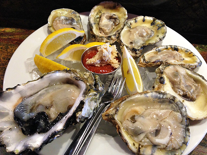 Fresh oysters on the half shell&mdash;nature's perfect appetizer. Like little pools of ocean happiness waiting for a squeeze of lemon.