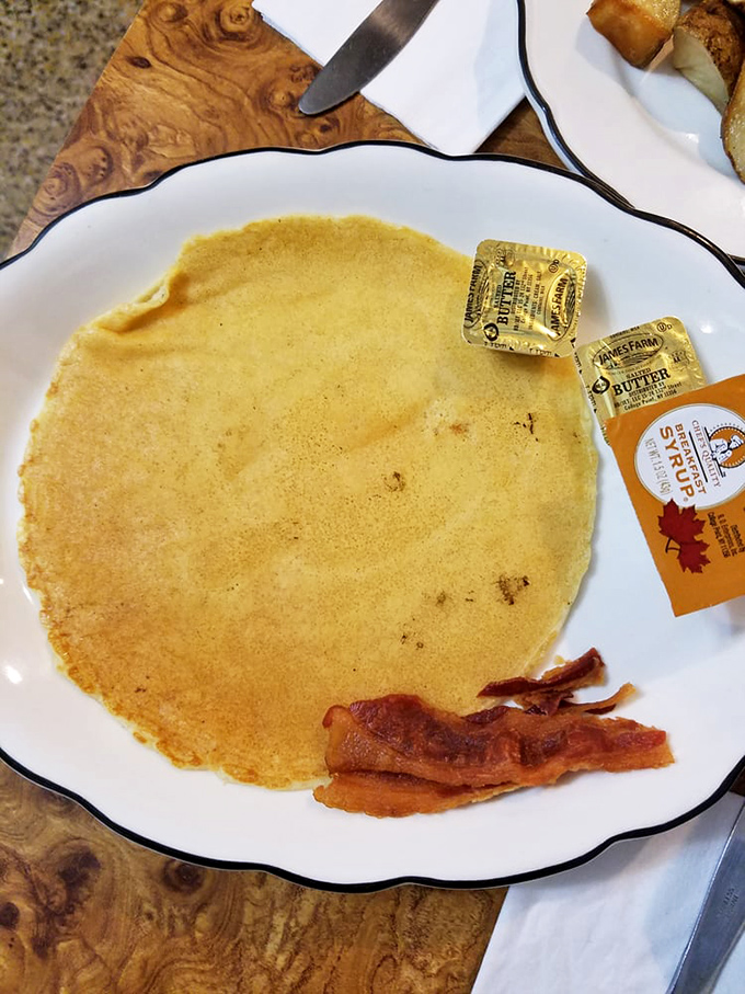 When your pancake arrives looking like a manhole cover, you know you're getting authentic diner-sized portions done right.