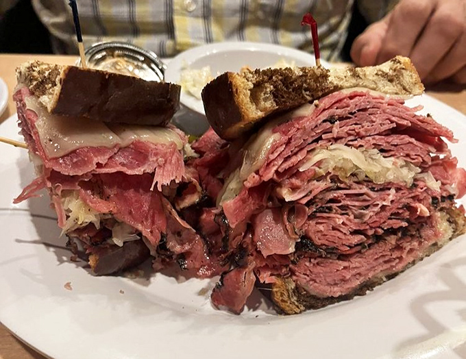Pastrami this good should require a permission slip. The meat-to-bread ratio here is what sandwich dreams are made of&mdash;no skimping on the good stuff.