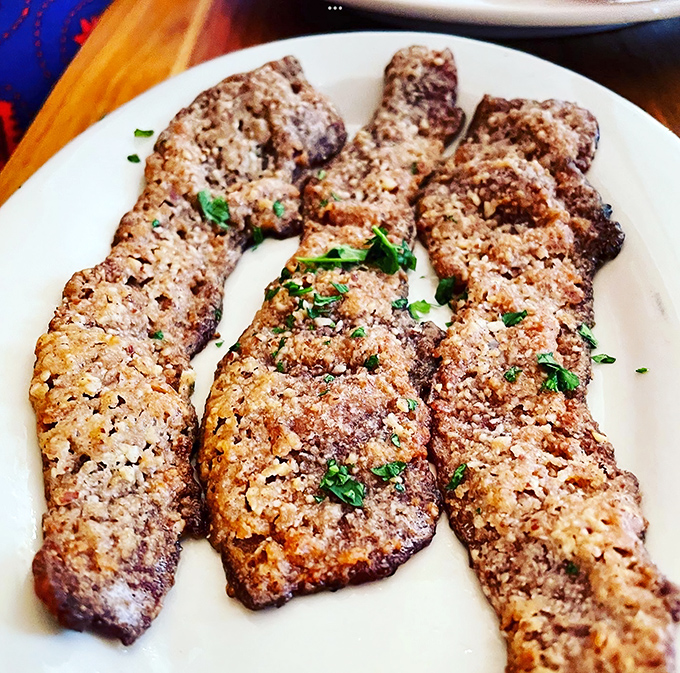 Not just bacon, but pecan bacon&mdash;the breakfast meat equivalent of putting on a tuxedo. Crispy, sweet, salty perfection that ruins regular bacon forever.