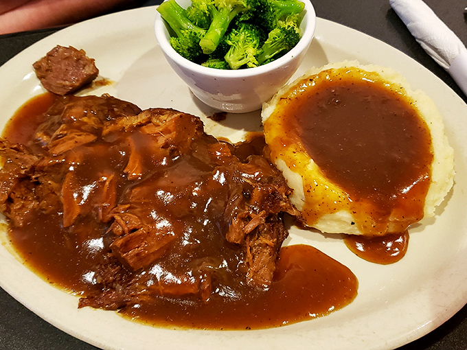 When pot roast falls apart at the mere suggestion of your fork and gravy pools into those mashed potatoes&mdash;that's comfort in its purest form.