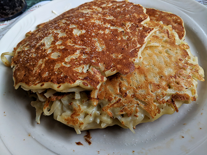 Golden potato pancakes that would make your German grandmother weep tears of pure joy.