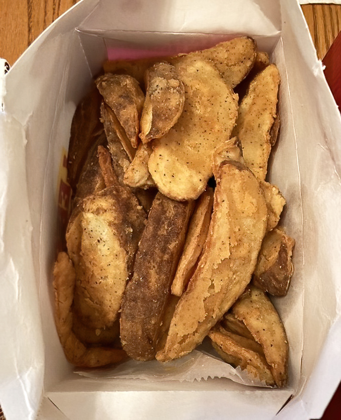 These potato wedges aren't just side dishes—they're supporting actors deserving of their own spinoff show. Crispy outside, fluffy inside, completely irresistible.