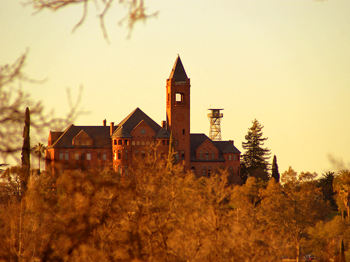 Preston Castle looms like California's answer to Hogwarts, its red sandstone walls holding secrets of reform school days and ghost stories that locals love to embellish.