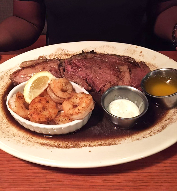 The perfect surf and turf doesn't exi&mdash; Oh wait, here it is! Tender beef alongside succulent shrimp with dipping sauces for double-dipping delight