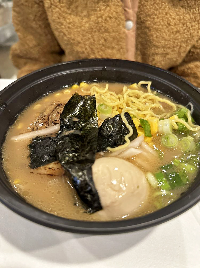 When winter hits Cleveland, Mason's pivots brilliantly to ramen. This steaming bowl of comfort makes you forget you came for ice cream in the first place.