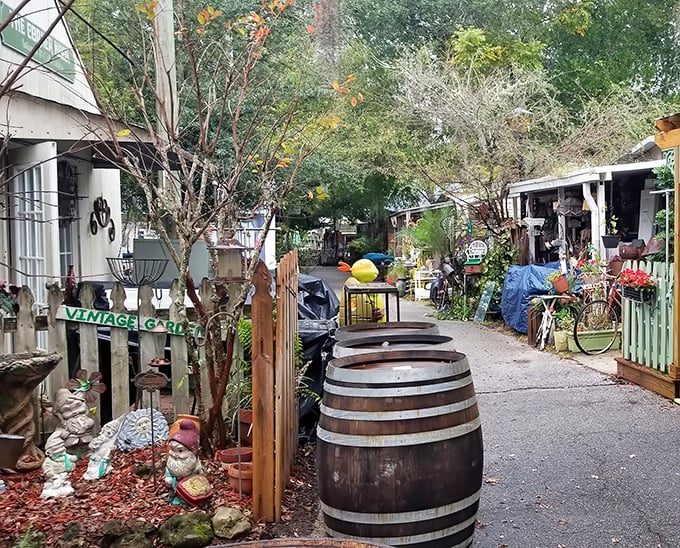 Renninger's Vintage Garden: where one person's discarded barrel becomes another's prized garden feature. Treasure hunting at its finest!