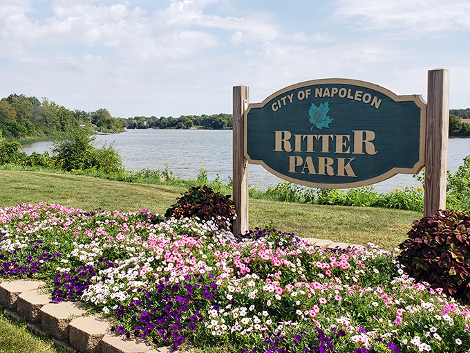 Ritter Park's colorful flower beds and tranquil waterfront create the perfect setting for morning walks where "exercise" feels suspiciously like pleasure.