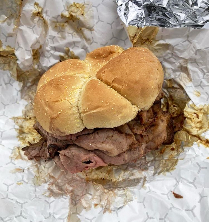 This roast beef sandwich proves that sometimes the most beautiful things come wrapped in simple, honest packaging.