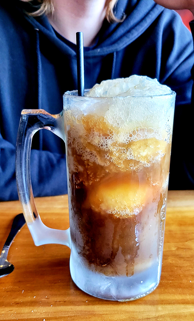 This root beer float isn't just a throwback to childhood &ndash; it's a frosty time machine that somehow improves on your memory of the original.