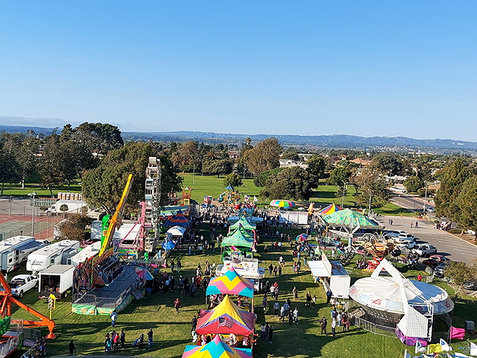 Lompoc's community spirit shines during local festivals at Ryon Memorial Park. Nothing says "small-town charm" quite like colorful tents and a Ferris wheel.