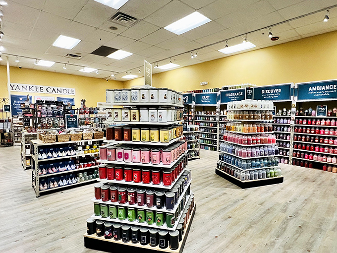 A rainbow of scents at Yankee Candle&mdash;where you can literally smell the savings and bring home aromas that cost less than an actual vacation.