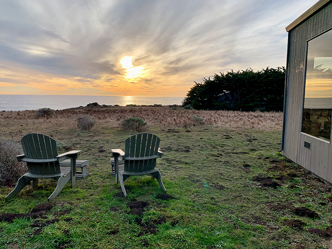 Two chairs, one sunset, zero emails. The perfect equation for what vacation mathematicians call "the relaxation quotient."