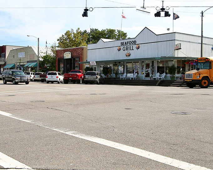 This unassuming Seafood Grill might not win architectural awards, but locals know that's where the day's catch transforms into edible poetry.