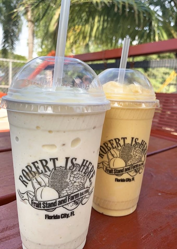 Two tropical ambassadors standing at attention. These shakes don't just cool you down&mdash;they transport you to an island you can't pronounce. 