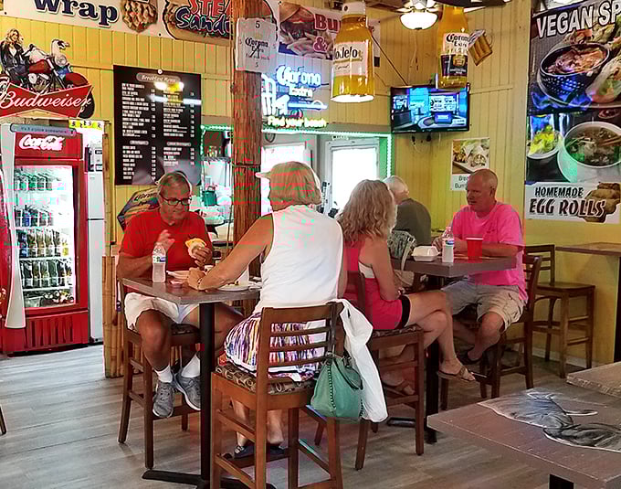 The universal flea market truth: Shopping builds an appetite. This cozy eatery offers the perfect pit stop for hungry bargain hunters.