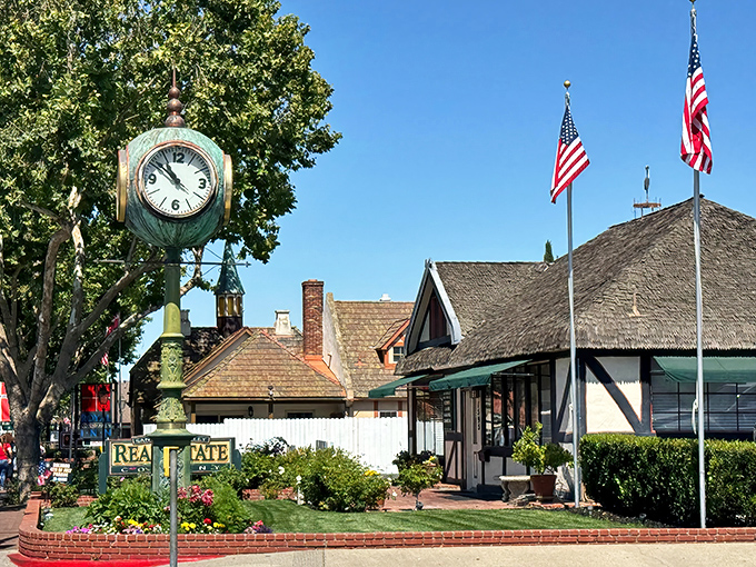 Time literally stands still at the town center, where the vintage clock and charming storefronts create a Norman Rockwell scene that Instagram filters can't improve upon.