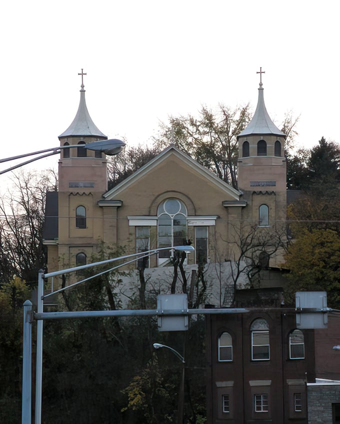 This stunning church stands as a testament to Millvale's architectural heritage, its twin towers watching over the community like faithful sentinels through decades of change.