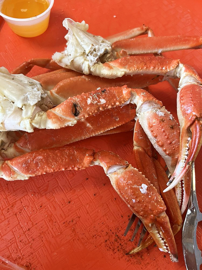Crab legs so fresh they could almost scuttle off your plate. The perfect excuse to get deliciously messy with drawn butter.
