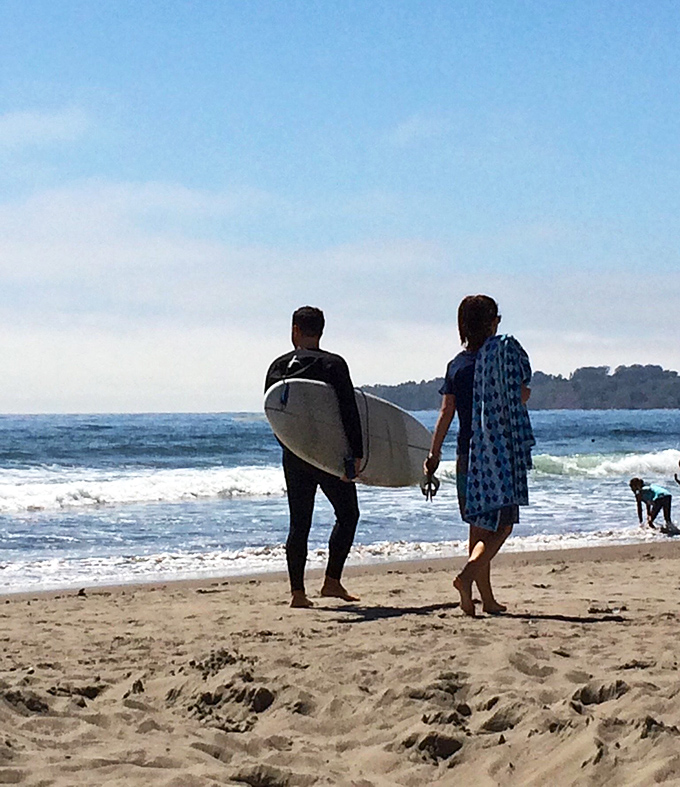 The universal language of surf and sand. No translation needed when the waves are calling.