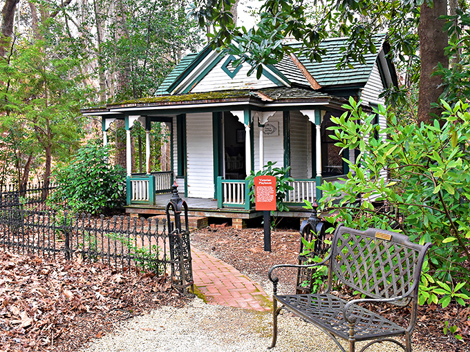 This charming Victorian playhouse proves that even the smallest guests deserved their own architectural masterpiece back in the day.