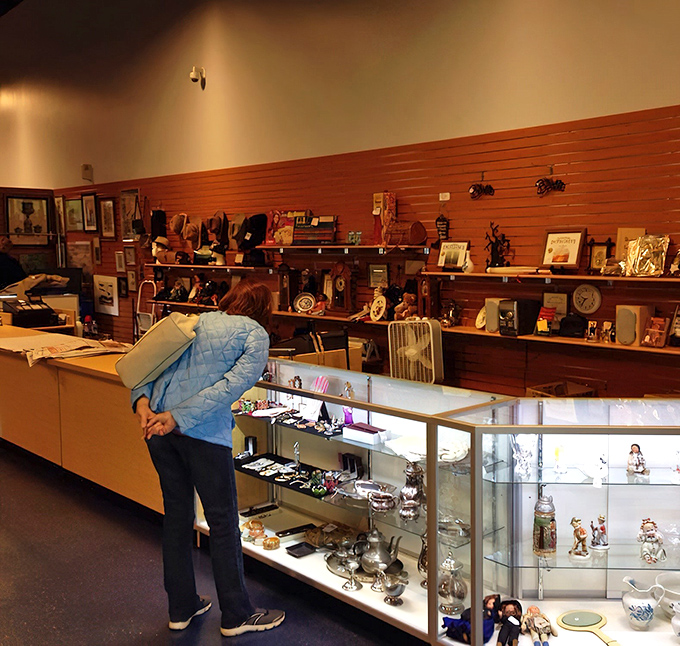 Every visitor becomes a detective, scrutinizing display cases for that perfect find that others somehow overlooked.