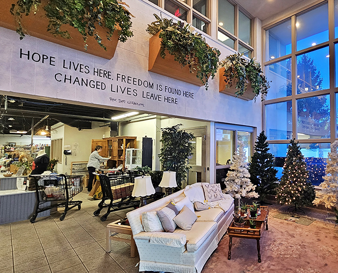 "Hope lives here. Freedom is found here." More than just a slogan, it's the philosophy that turns shopping into something meaningful.