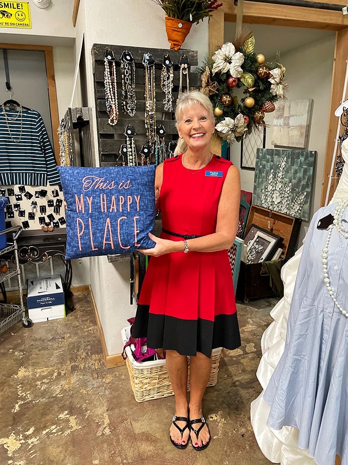 The friendly staff embody the "happy place" philosophy, their enthusiasm for both merchandise and mission creating the store's warm, welcoming atmosphere.