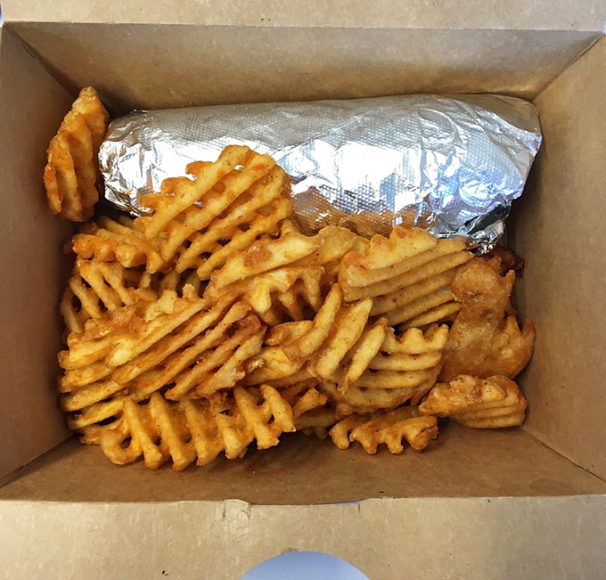 Waffle fries and a foil-wrapped gyro&mdash;the lunch combo that makes coworkers eye your takeout with the envy usually reserved for lottery winners.