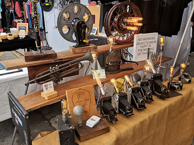 Antique cameras and film reels remind us when capturing memories required actual skill and patience. 