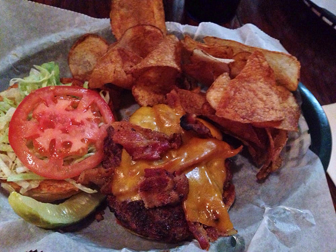 The champion has entered the ring! Melted cheese cascading over a perfectly seared patty with crisp bacon&mdash;a knockout combination that's impossible to resist.