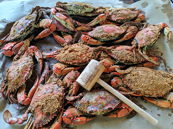 These seasoned blue crabs aren't just dinner&mdash;they're an interactive experience that rewards your hard work with sweet, succulent meat worth every crack and pick.