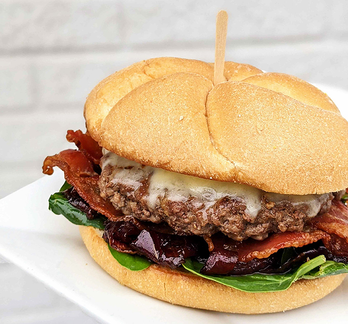 This burger proves the kitchen's talents extend far beyond breakfast, though morning remains their specialty.